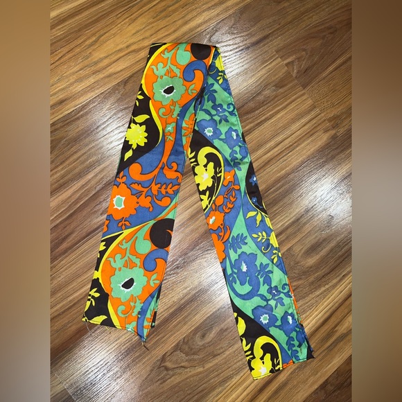Accessories | Retro Colorful Vintage Neck Scarf | Poshmark